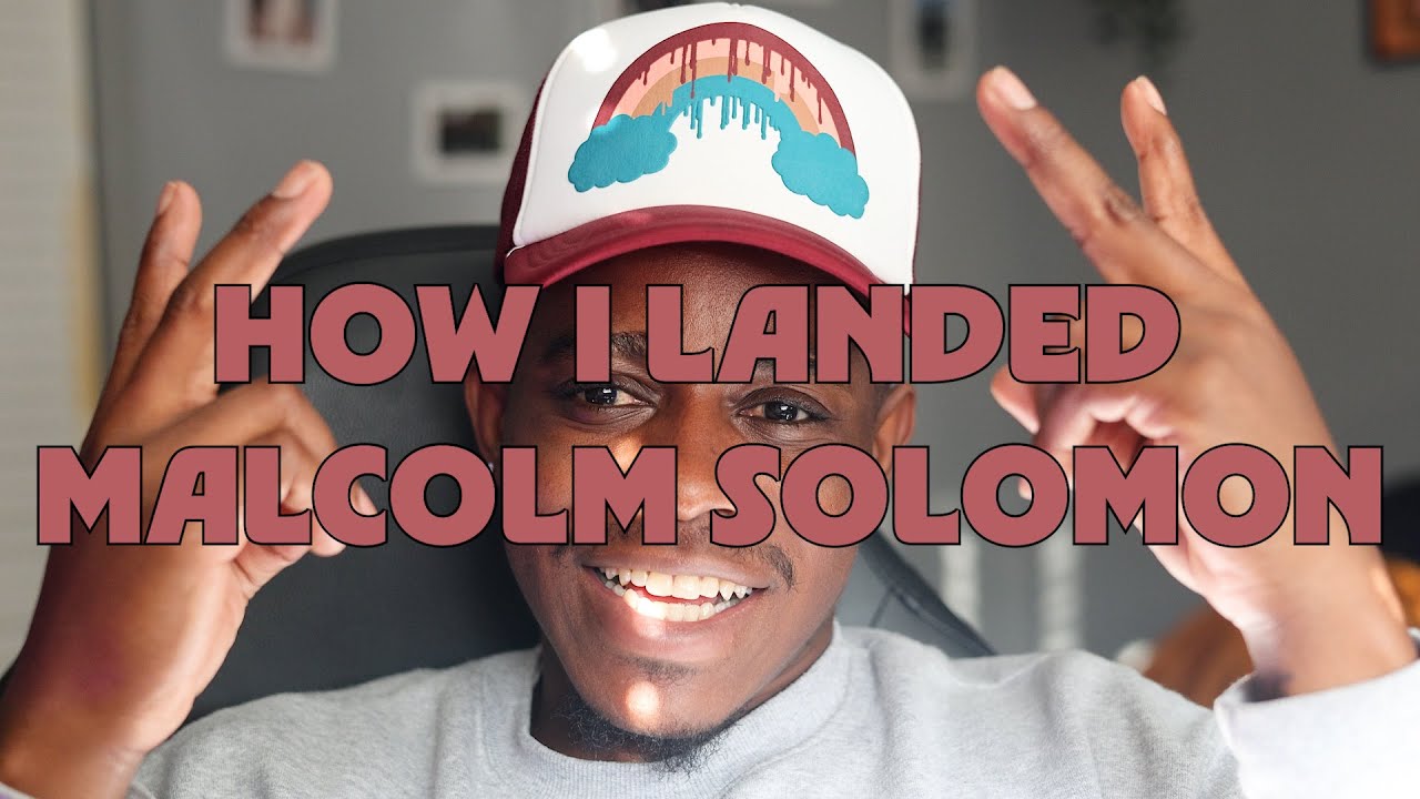How I Landed the Gig as Malcolm Solomon's Videographer! - YouTube