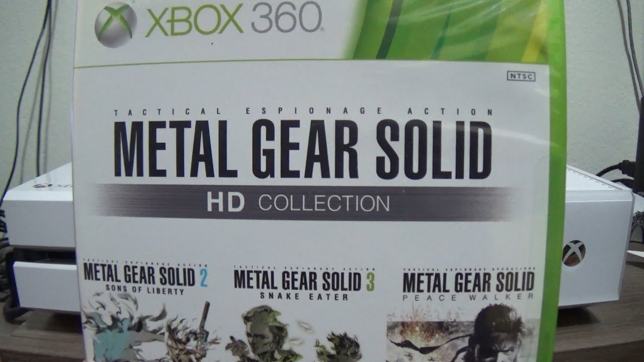 Unboxing - METAL GEAR SOLID (HD COLLECTION) PT-BR XBOX 360 - YouTube