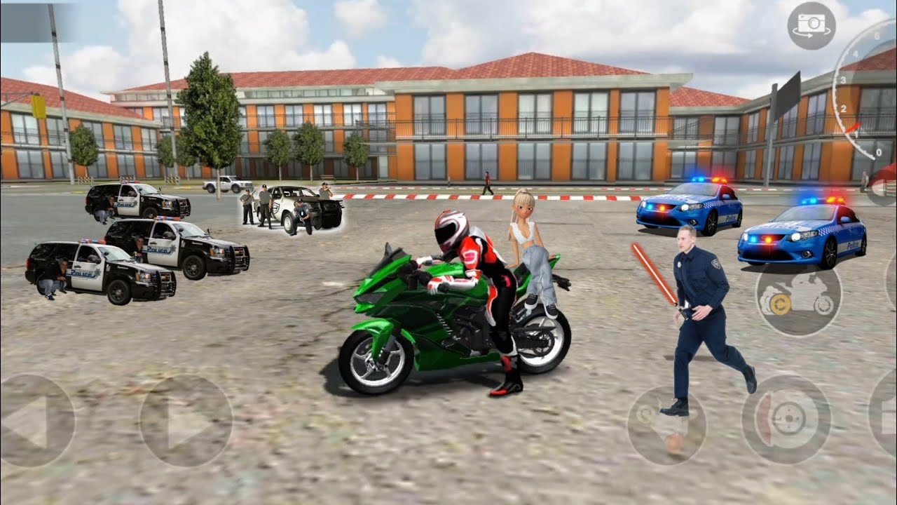 XTREME MOTOR BIKE RACING GAME PLAY VIDEO !! NINJA KAWASAKI BIKE RACING ...