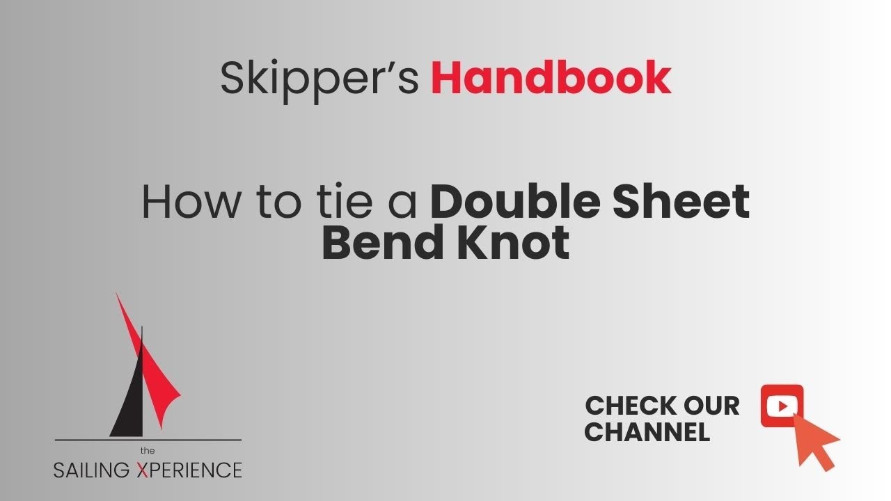 How to tie a Double Sheet Bend knot, the classic way. - YouTube