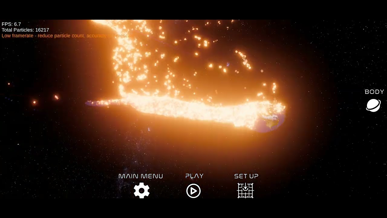 new crazy planet game for mobile TOO!!!:space crash sim - YouTube