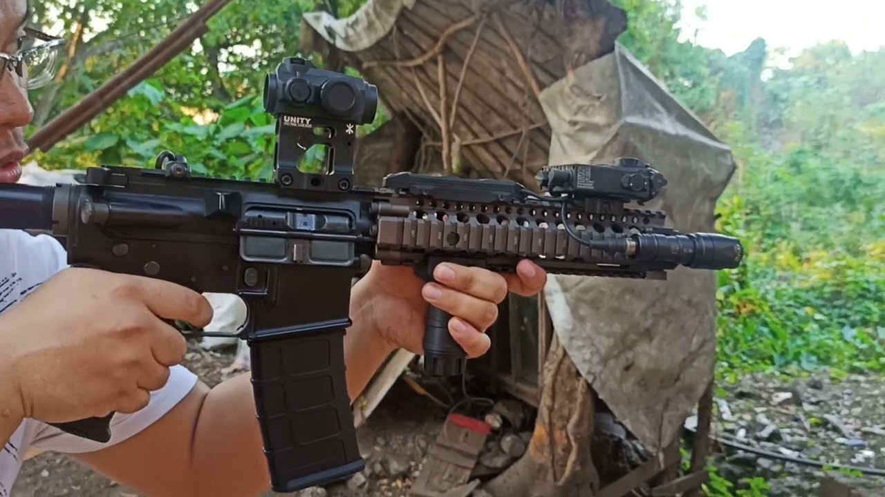 GHK MK18 shooting with Vector optics maverick gen 3 with unity mount ...