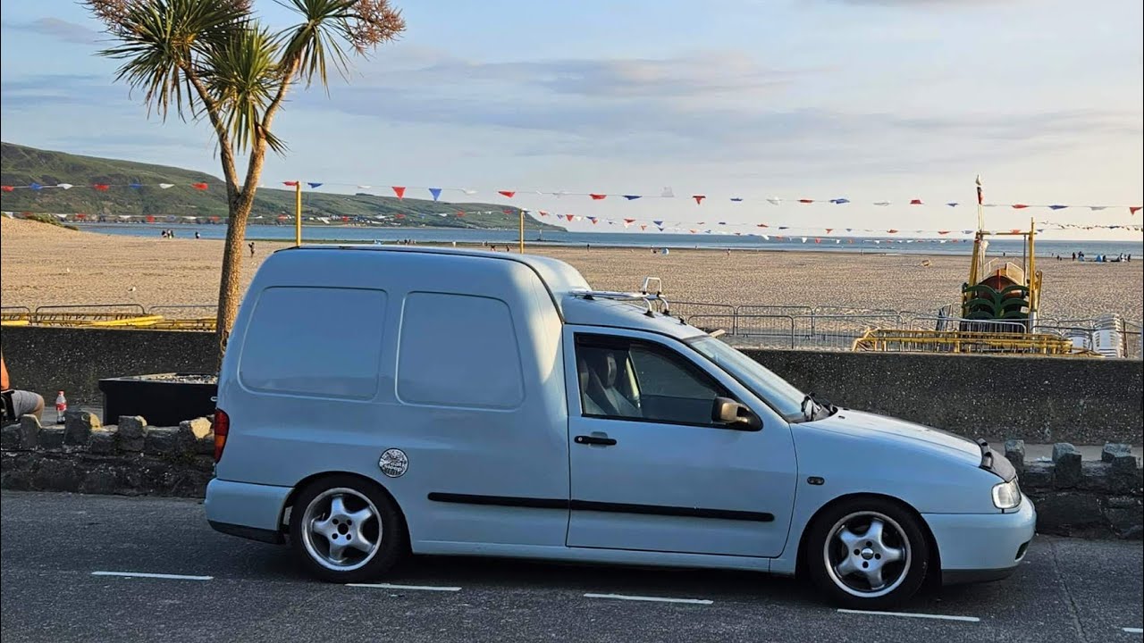 Caddy camper stealth camping Barmouth, a place you have to visit! - YouTube
