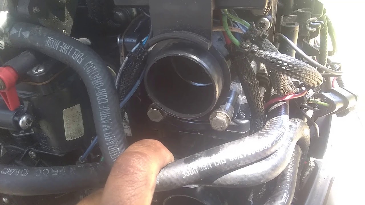 1998 Johnson Evinrude 60 degree looper 90 hp - YouTube