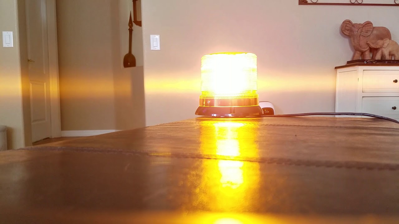 LAMPHUS AURA AUBL02 5.5" 12W LED Warning Beacon - YouTube