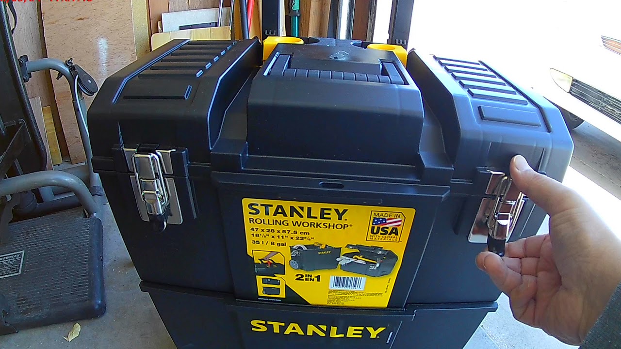 Stanley Rolling Toolbox 030418 - YouTube