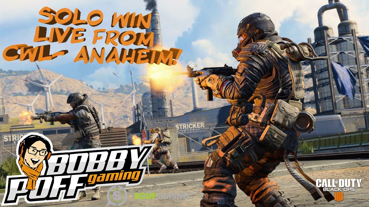 BobbyPoff - Live Solo Win from CWL Anaheim in the Scuf Gaming Booth ...