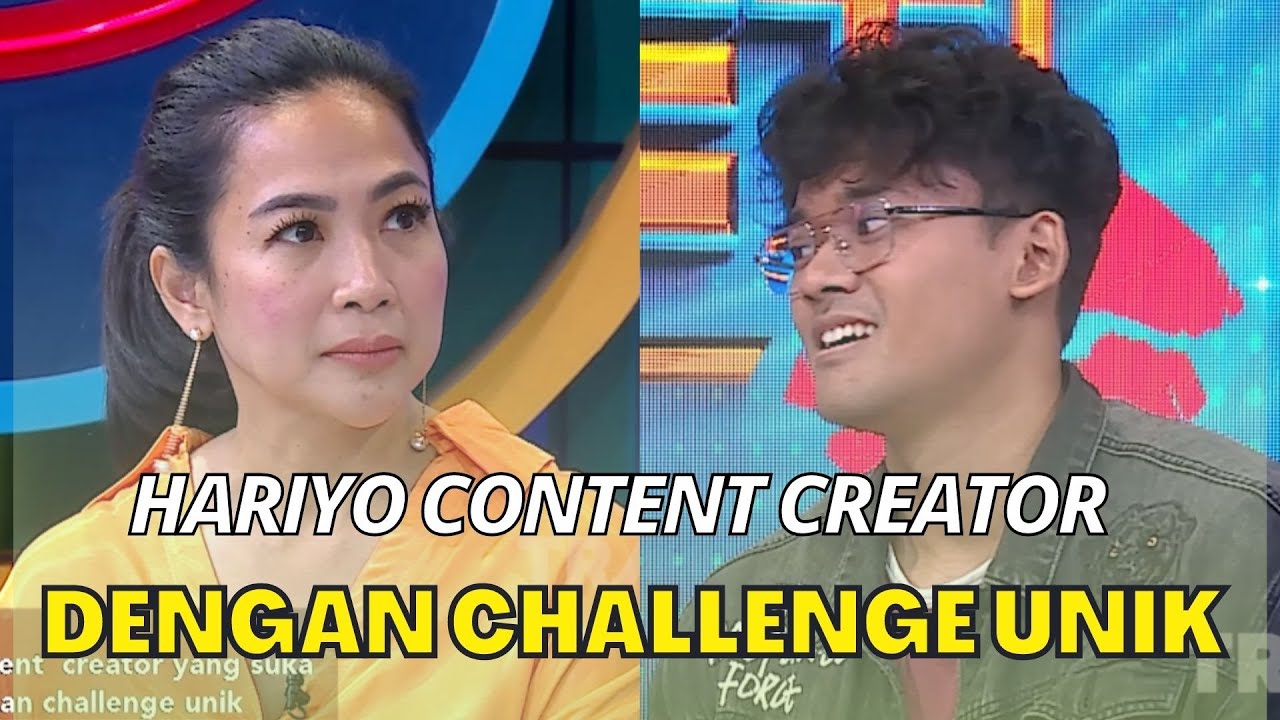 Hariyo Content Creator Yang Suka Berbagi Dengan Challenge Unik | RUMPI ...
