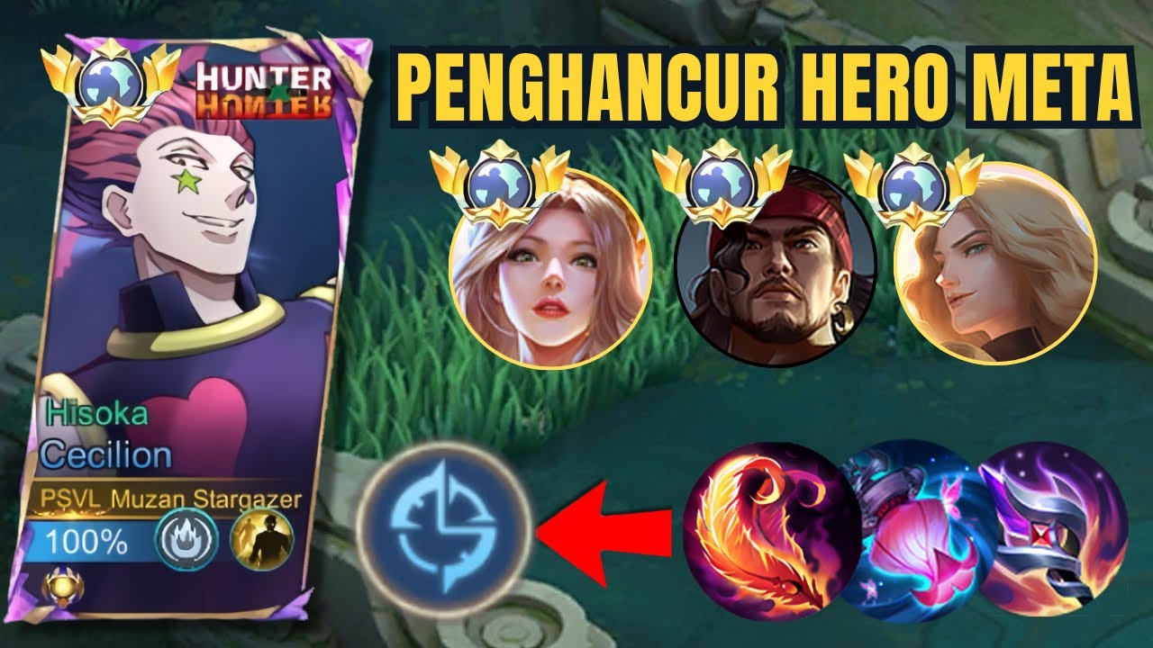 CARA MAIN CECILION MELAWAN HERO META YG LAGI DI BUFF MONTOON ☠️| BUILD ...