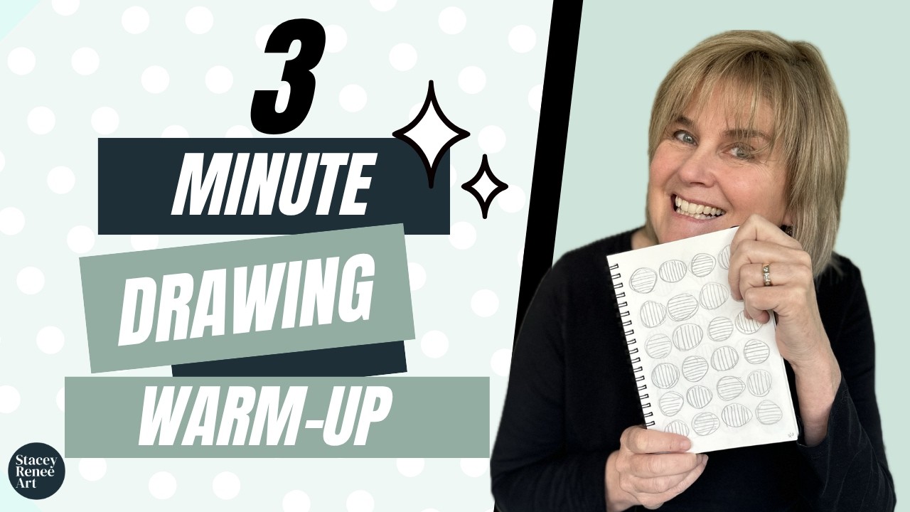 Calm Your Mind & Improve Your Drawing • 3 Min. Easy Drawing Warm Up ...