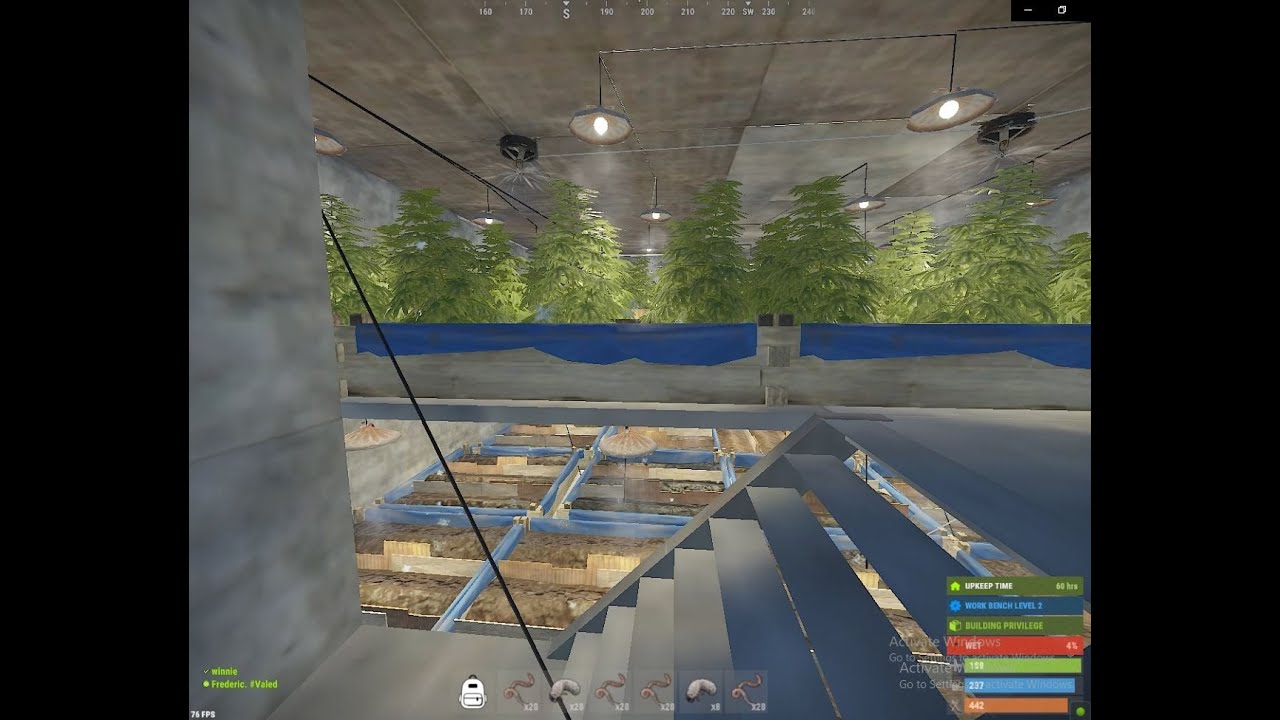 RUST | Harvesting and Trading from a HEMP MEGA FARM - YouTube