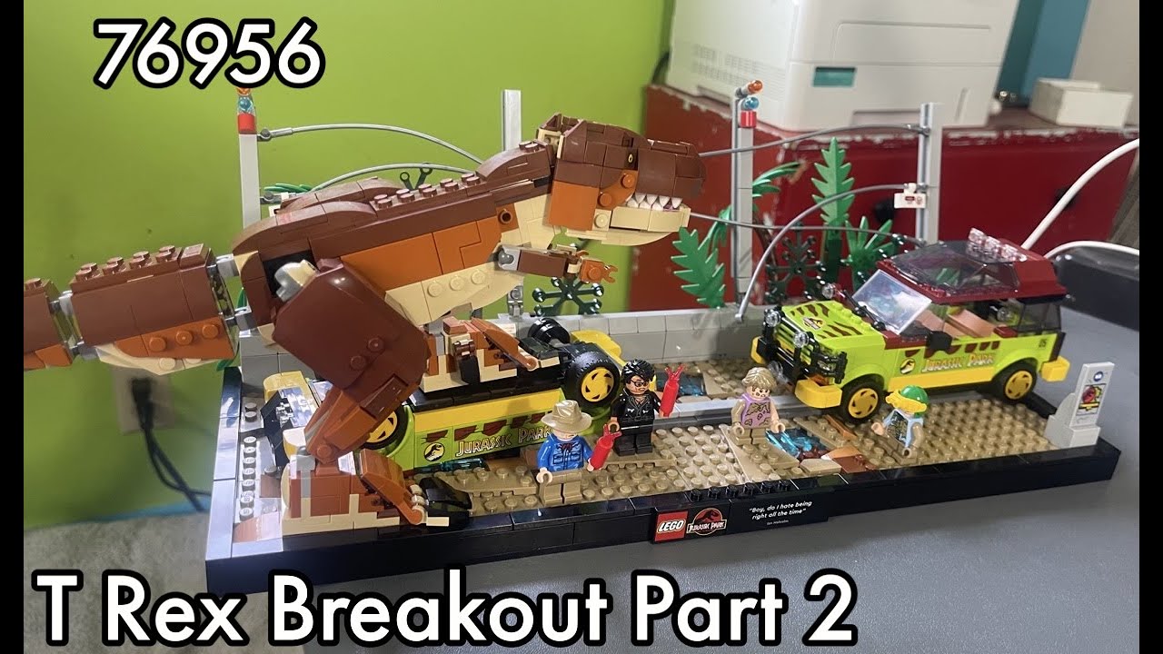 [4K] 76956 T Rex Breakout Part 2 - YouTube
