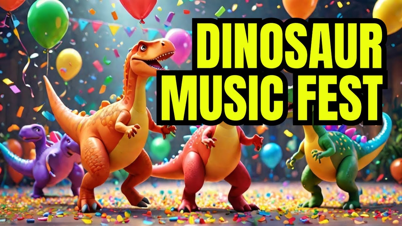 🦖🎉 Dino Dance Party | Ultimate and Fun Dinosaur EDM Song for Kids - YouTube