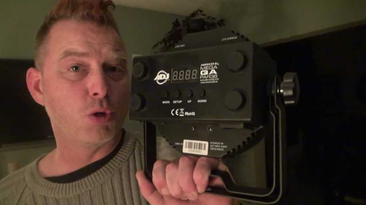 RGBA Uplighting Anyone? ADJ's Mega QA Par 38 - YouTube