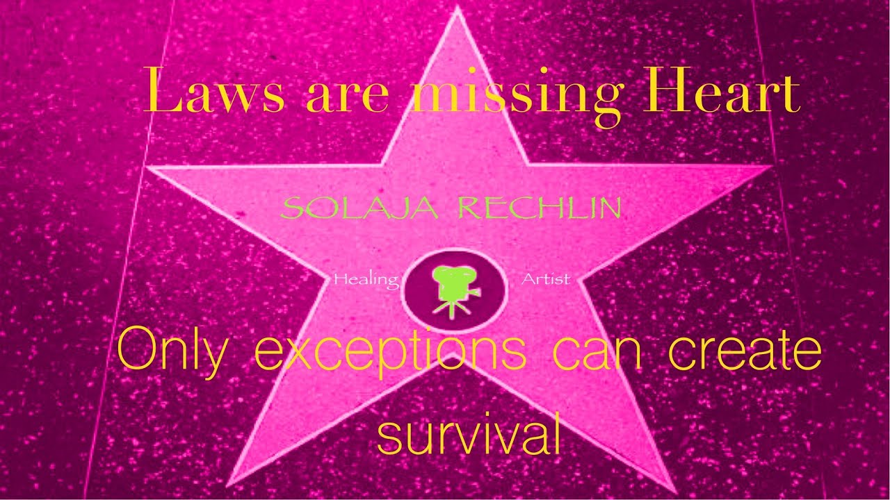 Laws are missing Heart - Our future needs exceptions - YouTube