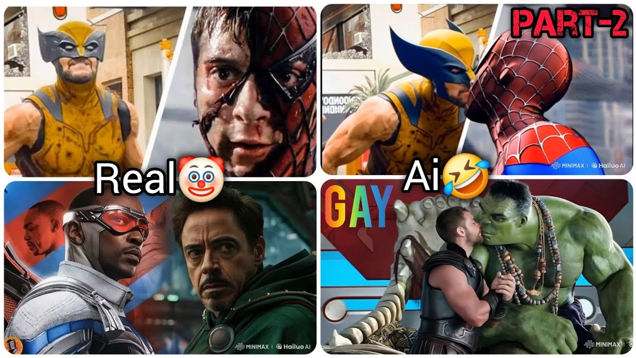 Marvel Characters Lip Locks in Hilarious Gay Kissing Compilation Ai ...