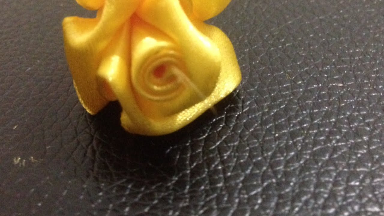 How To Make a Beautiful Satin Ribbon Rose - DIY Crafts Tutorial ...