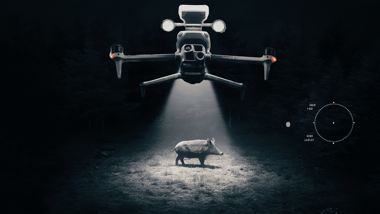 Damit funktionieren Flüge auch bei Nacht - Scheinwerfer DJI M4T im Test ...