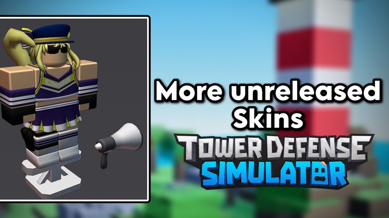 More Unreleased Skins in TDS | Tower Defense Simulator - YouTube