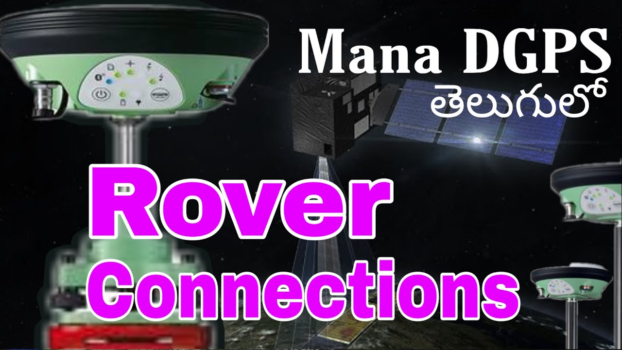 Dgps 2 || Rover Connections || DGPS || Mana Surveyor - YouTube