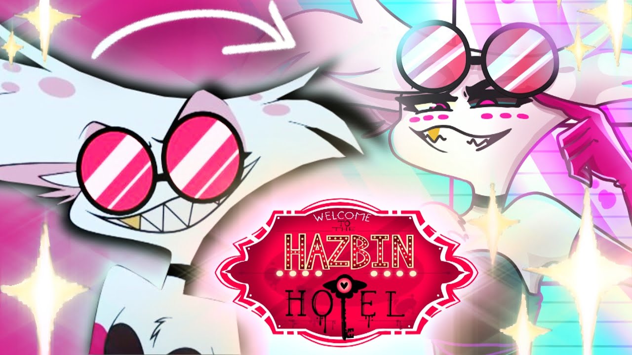 ♦💖 DRAWING FANART Of Angel Dust from the "ADDICT" Music Video // # ...