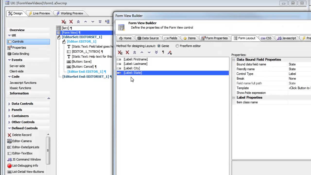 AA UX Formview Intro Part 1 to 5 - YouTube