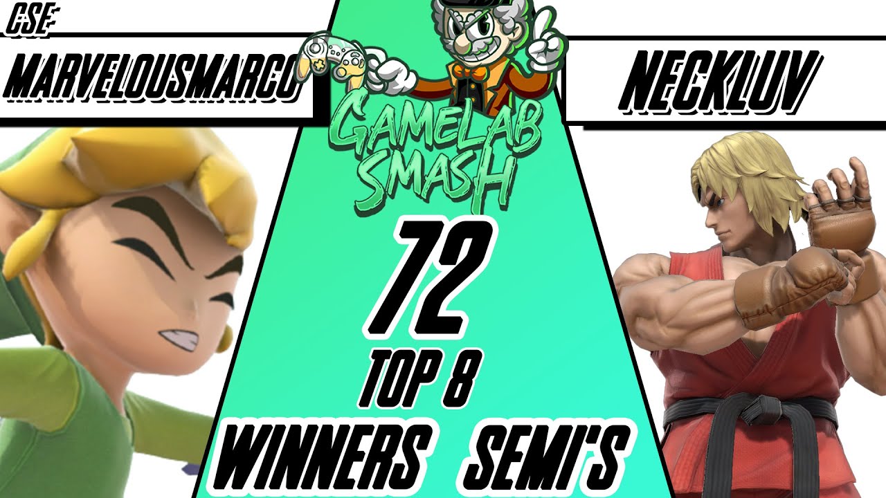GameLab-Smash #72 MarvelousMarco (Toon Link) Vs Neckluv (Ken) - YouTube