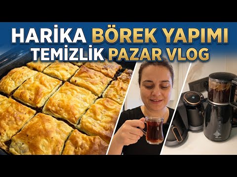 Pazar Günü Ev Hali ✨ Temizlik, El Açması Börek ve Eşimden Beklenmedik Sürpriz! 🎁