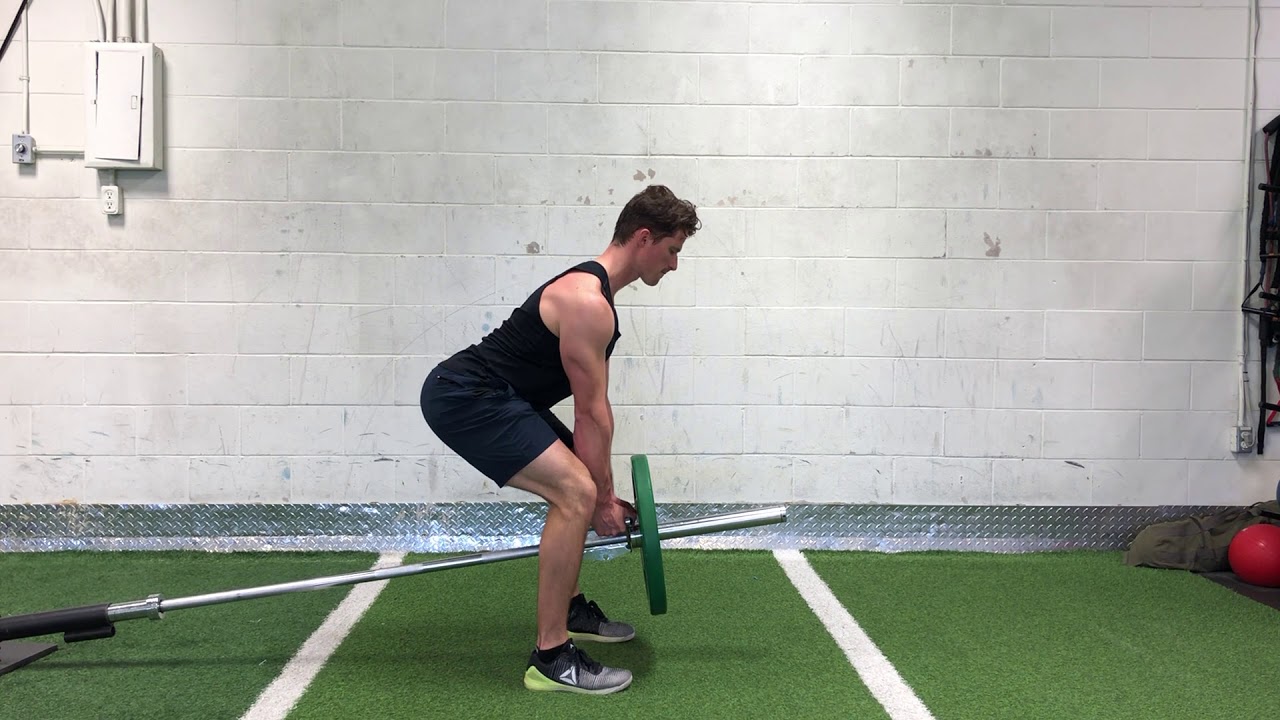 Landmine 2 Arm Bent Over Row - YouTube