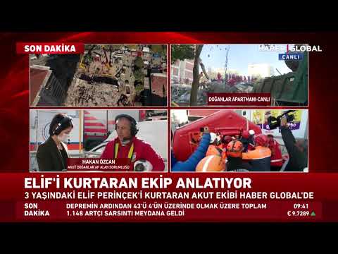 3 Yaşındaki Elif Perinçek'i Kurtaran AKUT Ekibi Haber Global'de Elif'i Kurtarma Anlarını Anlattı