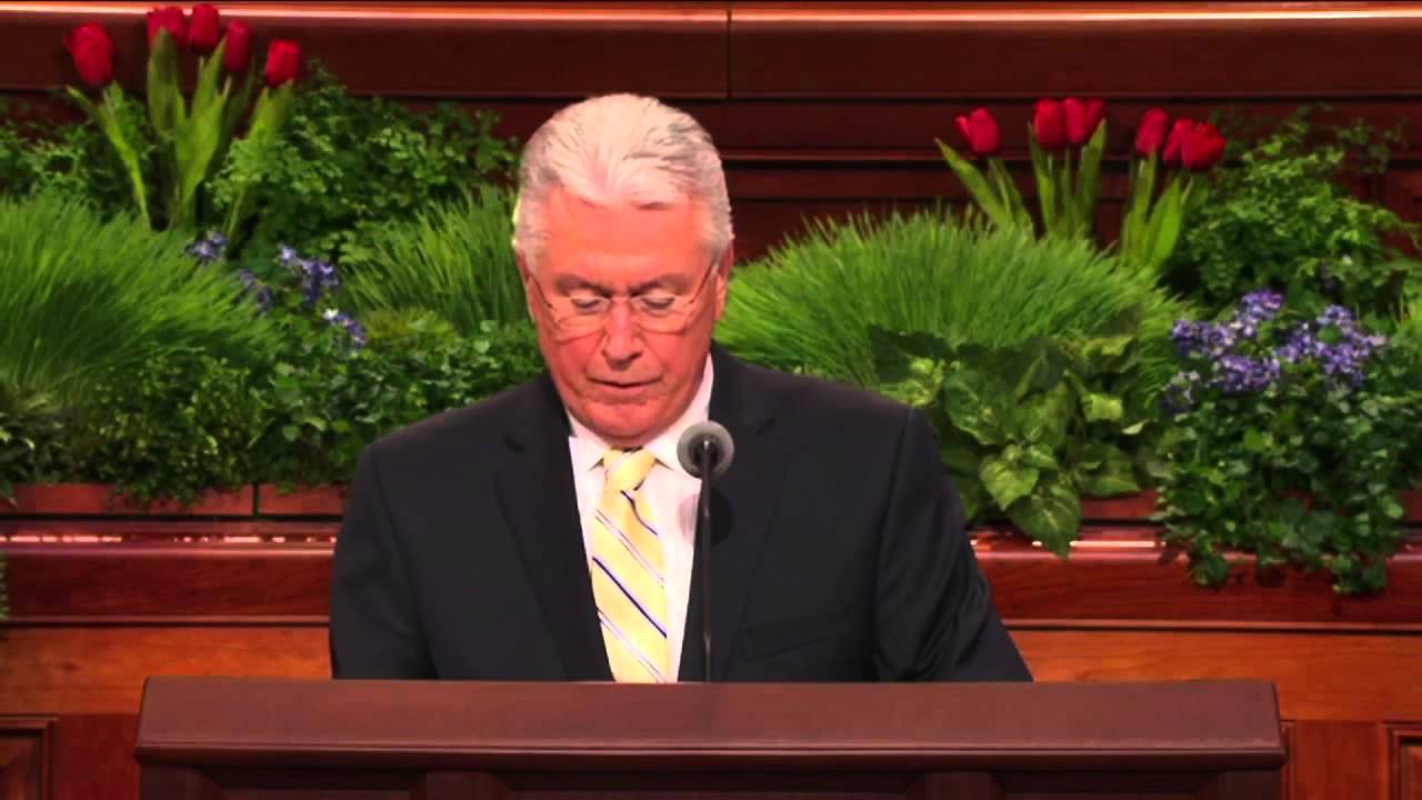April 2015 LDS general conference opposing vote - YouTube