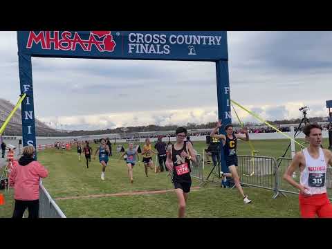 See Division 1 All-State boys finish at 2025 MHSAA L.P. cross country finals