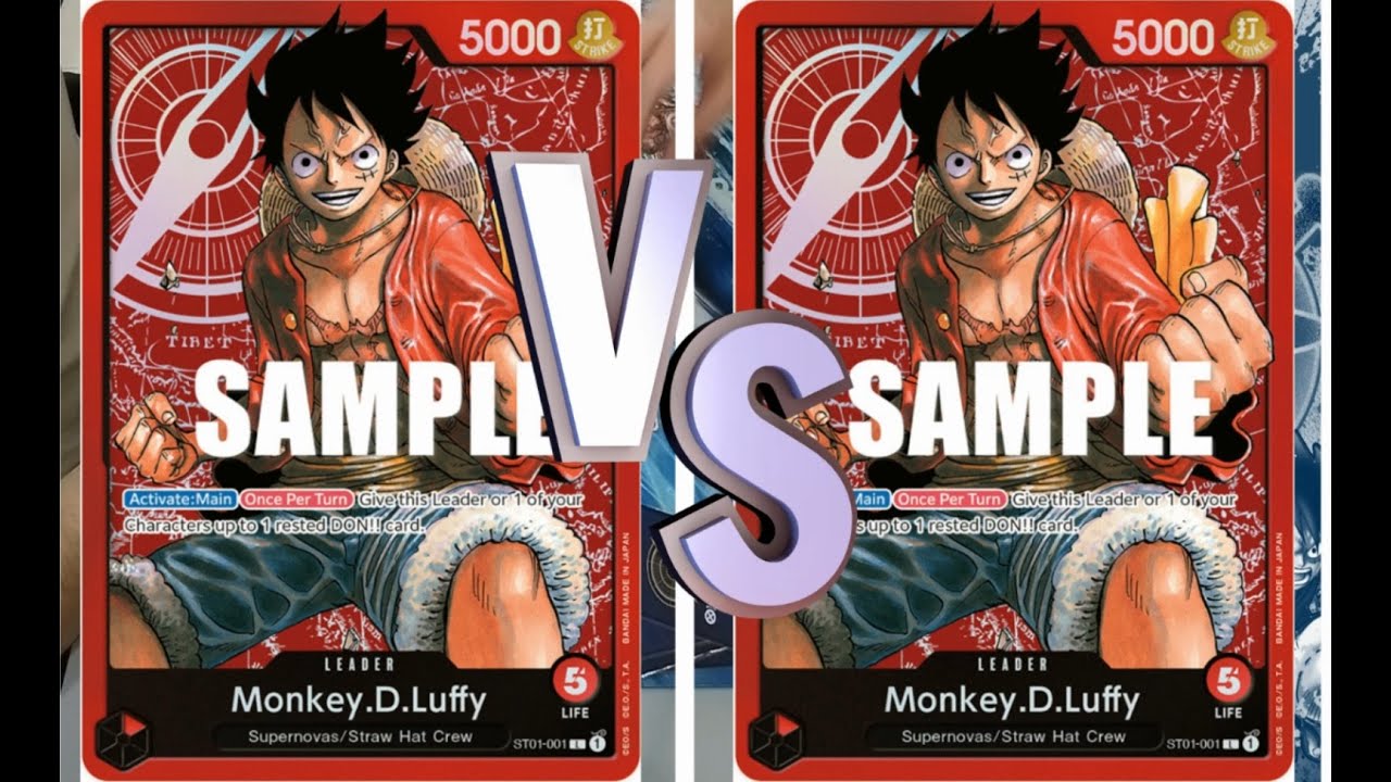 Luffy vs Luffy Mirror Match! 2ºronda. TCG One Piece . Medusa Games ...