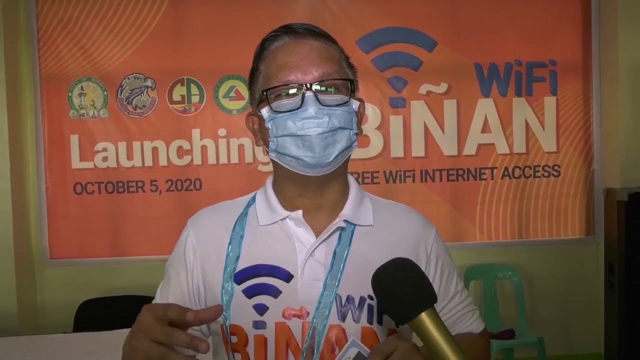 LAUNCHING OF FREE WIFI IN BINAN CITY HEADED BY MAYOR ARMAN DIMAGUILA ...