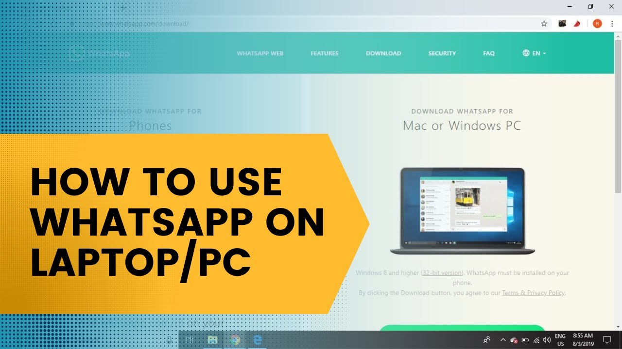 WhatsApp: How to Use WhatsApp on Your Computer| How to Use WhatsApp on ...