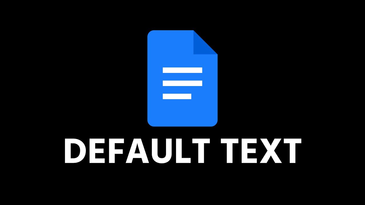 Change Default Text Font Style Google Docs Tutorial YouTube Change Default Text Font Style Google Docs Tutorial YouTube