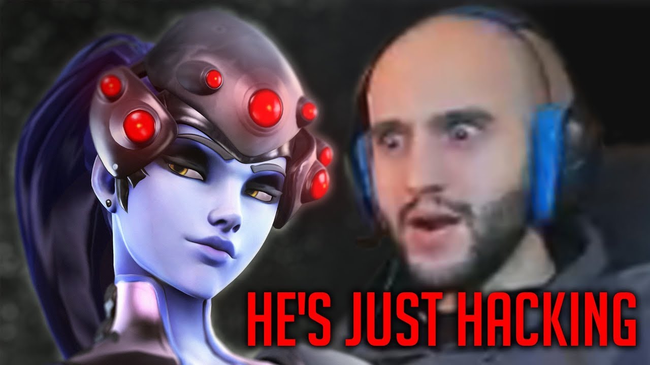 He's just hacking - Overwatch Twitch Streamers React - YouTube