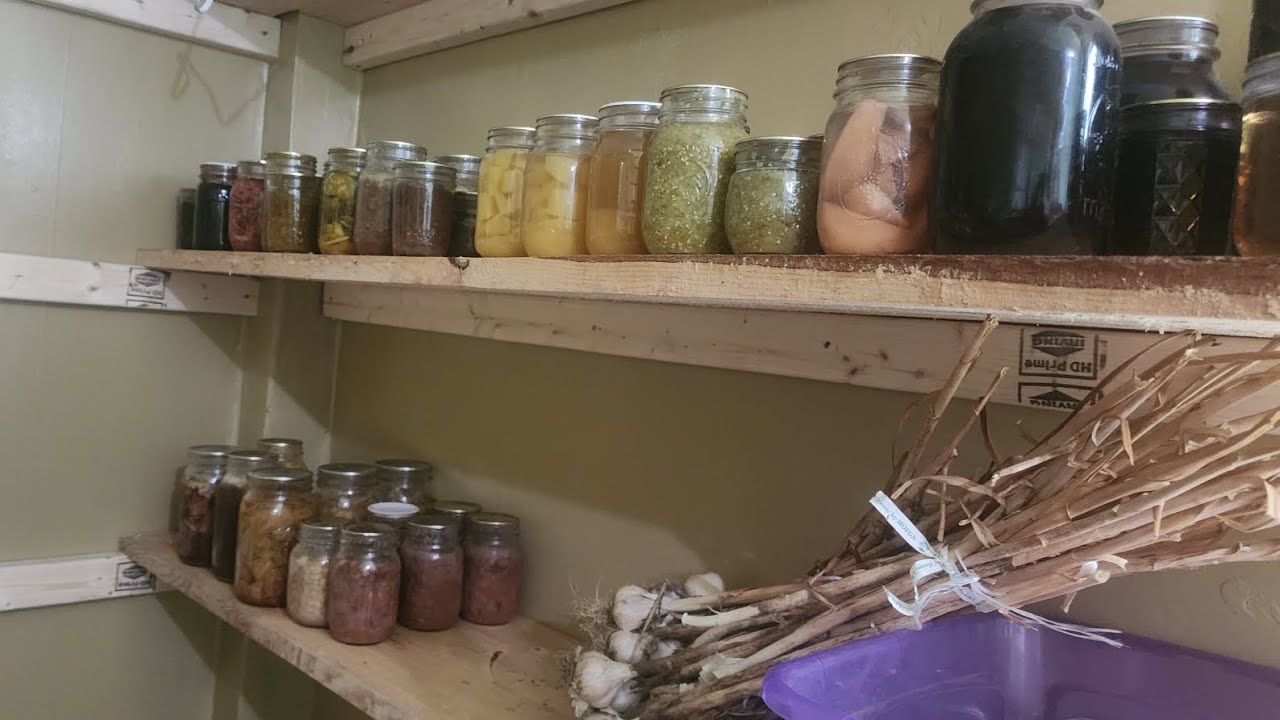Pantry tour!! ~Homestead pantry tour~ - YouTube