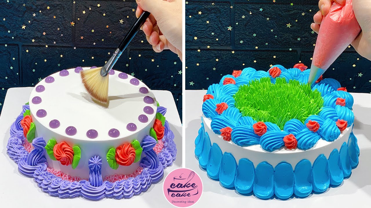 Beautiful Birthday Cake Decoration Compilation - YouTube