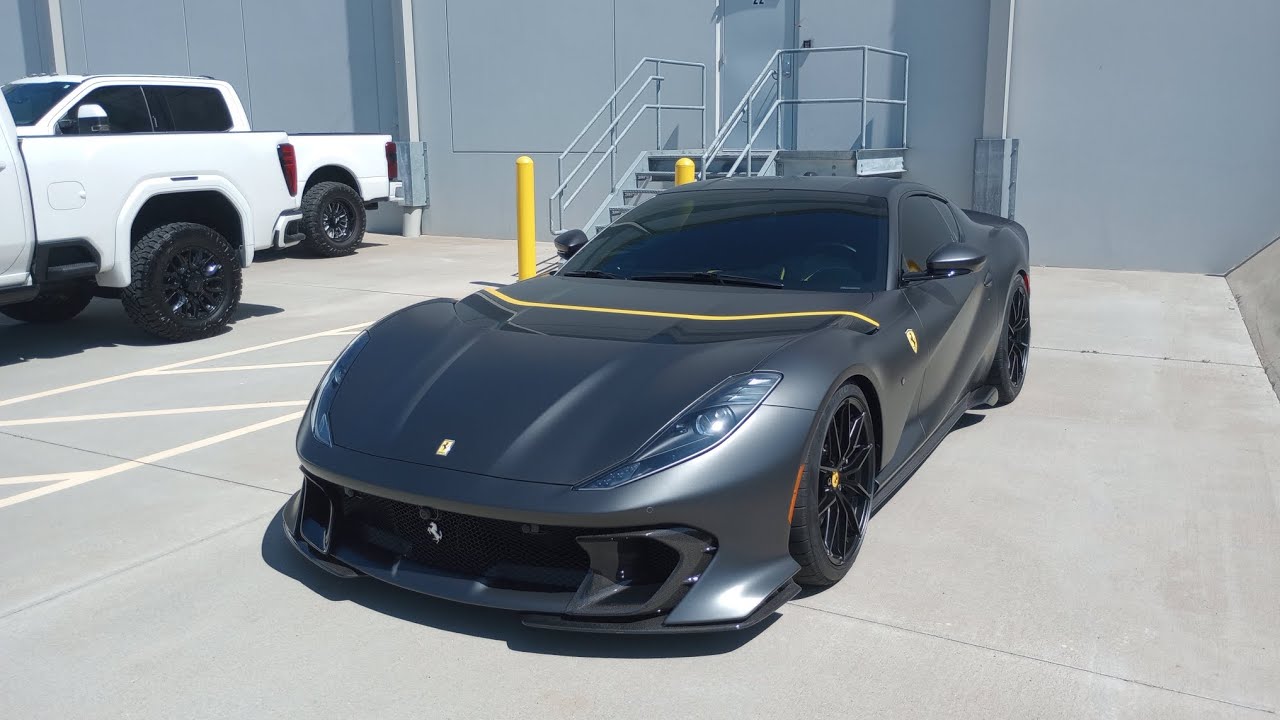 Supercars in St Louis! Ferrari 812 Competizione, Murcielago, F12 ...