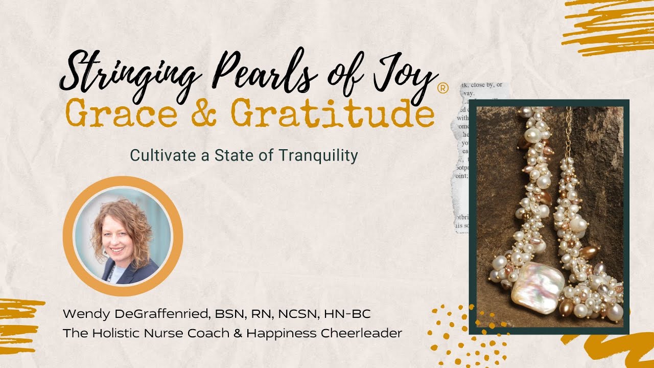 Stringing Pearls of Grace, Gratitude, & Joy - YouTube