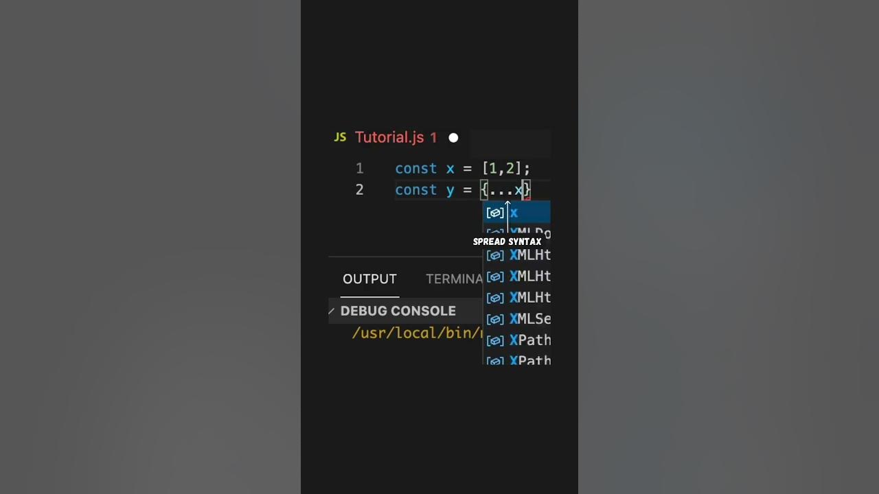 how to convert an array to an object with the spread syntax (...) #coding #javascript #tutorial ...