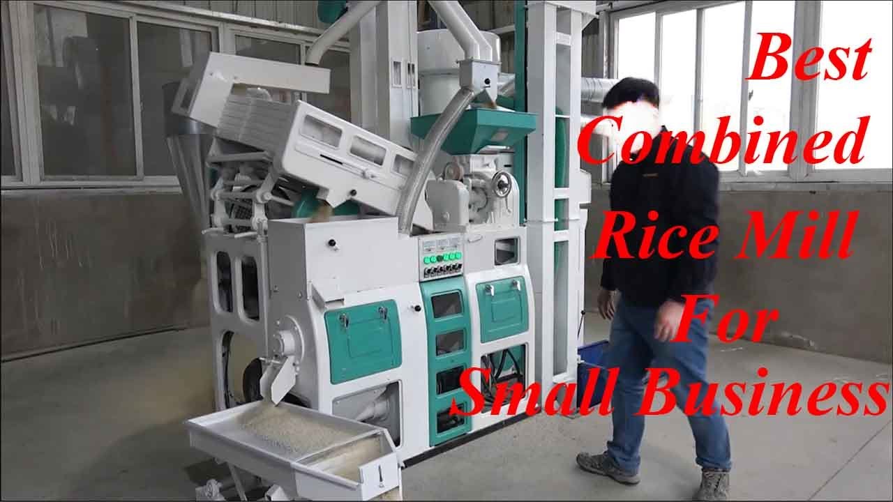 Modern Combined rice mill for small business - YouTube