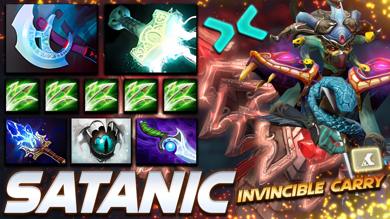 Satanic Medusa Invincible Carry - Dota 2 Pro Gameplay [Watch & Learn ...
