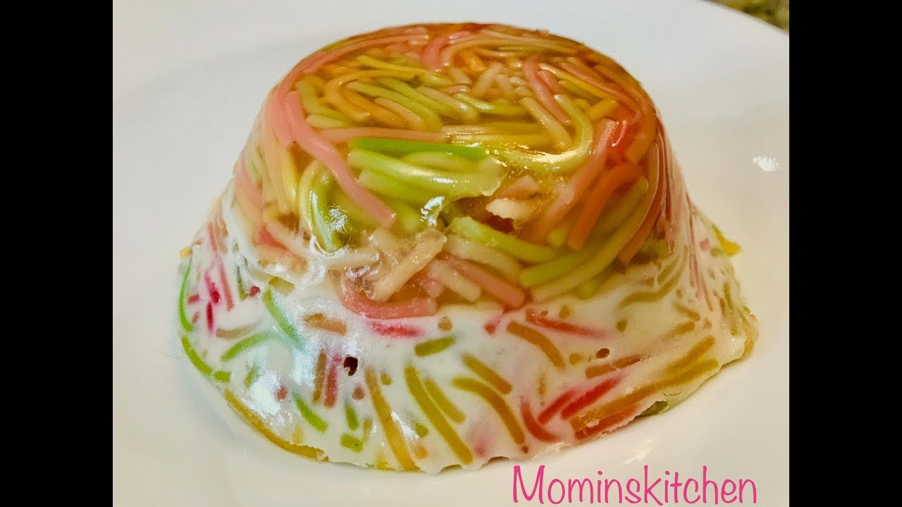 China grass |agar agar pudding |ghaas ka halwa |milk dessert - YouTube