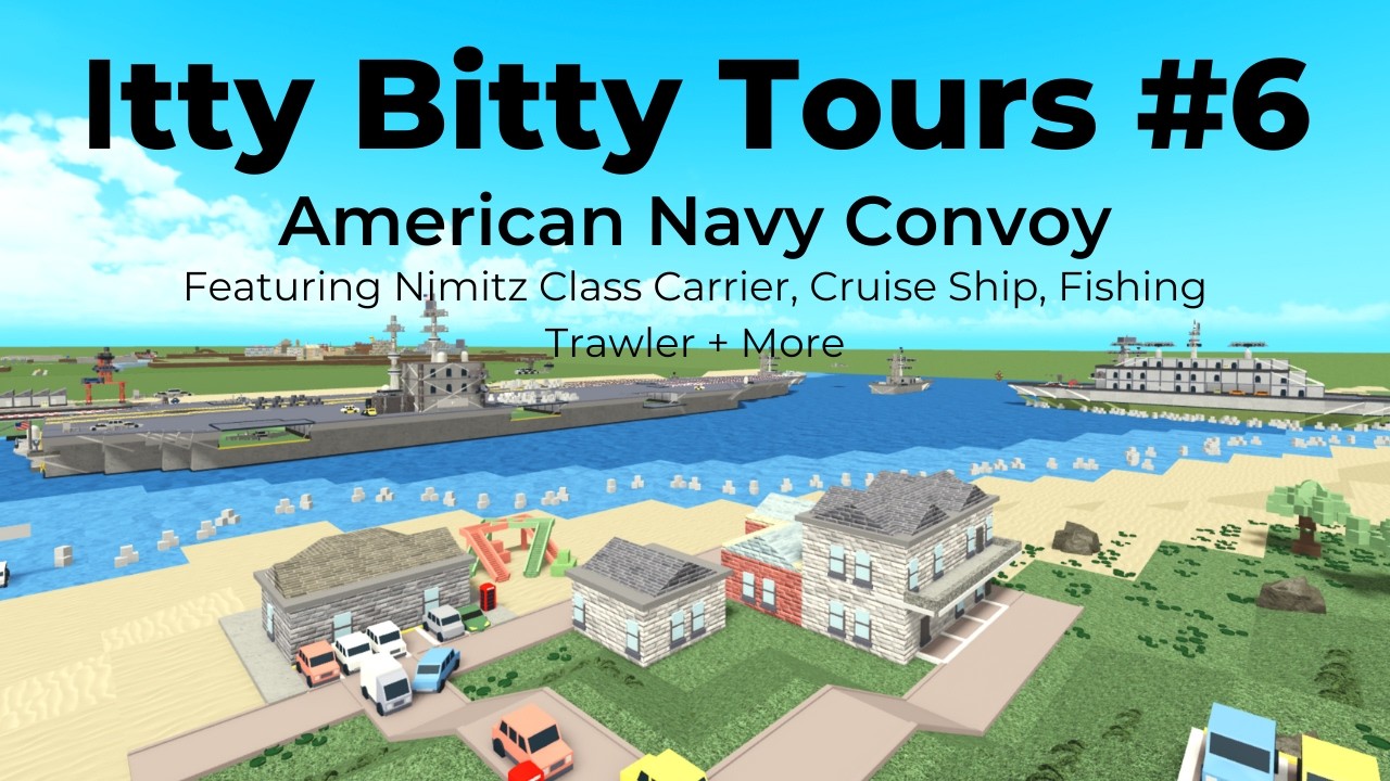 Itty Bitty Tours #6 - Huge Nimitz Class Aircraft Carrier - YouTube