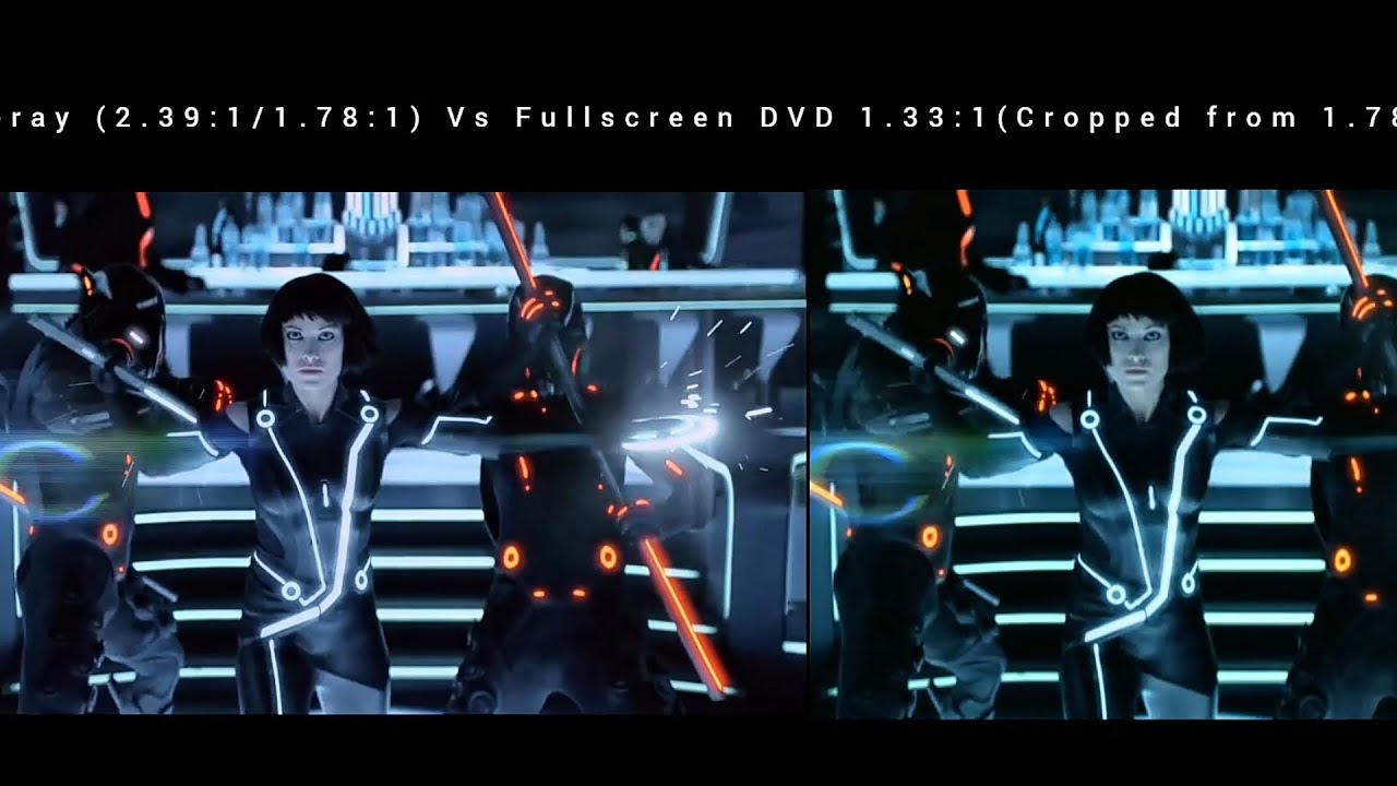 Club Fight scene TRON: Legacy (Widescreen Vs Fullscreen DVD) - YouTube
