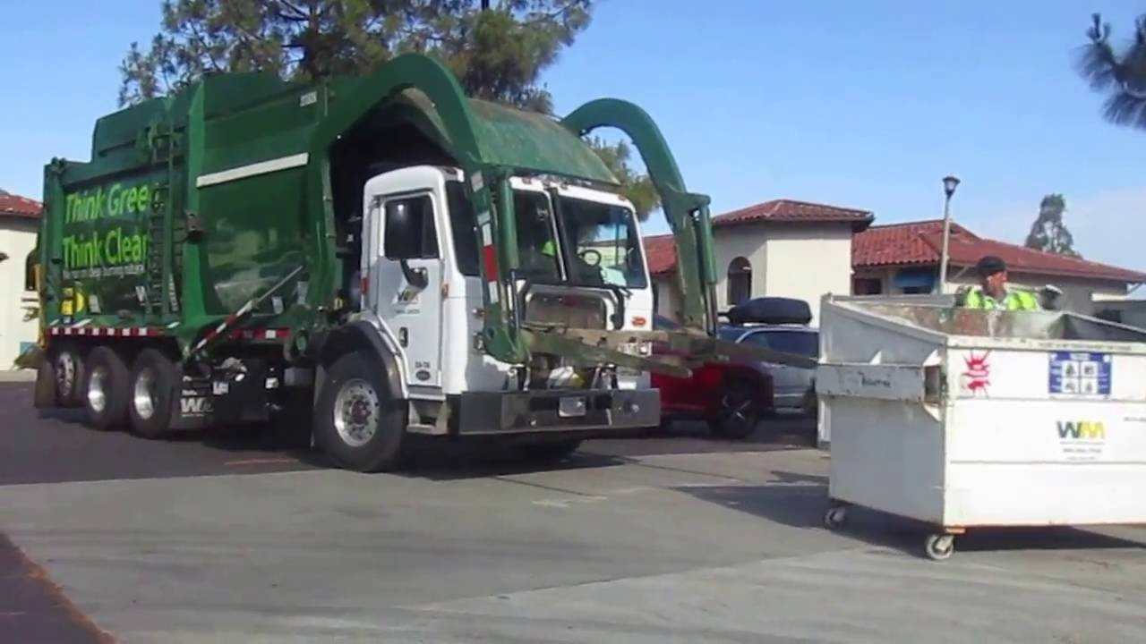 Waste Management Escondido CA on Commercial Recycle - YouTube