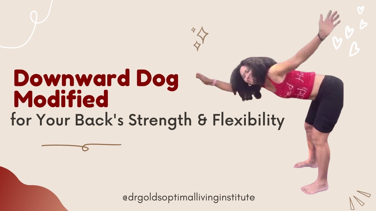 Downward Dog Modified for Your Back's Strength and Flexibility - YouTube