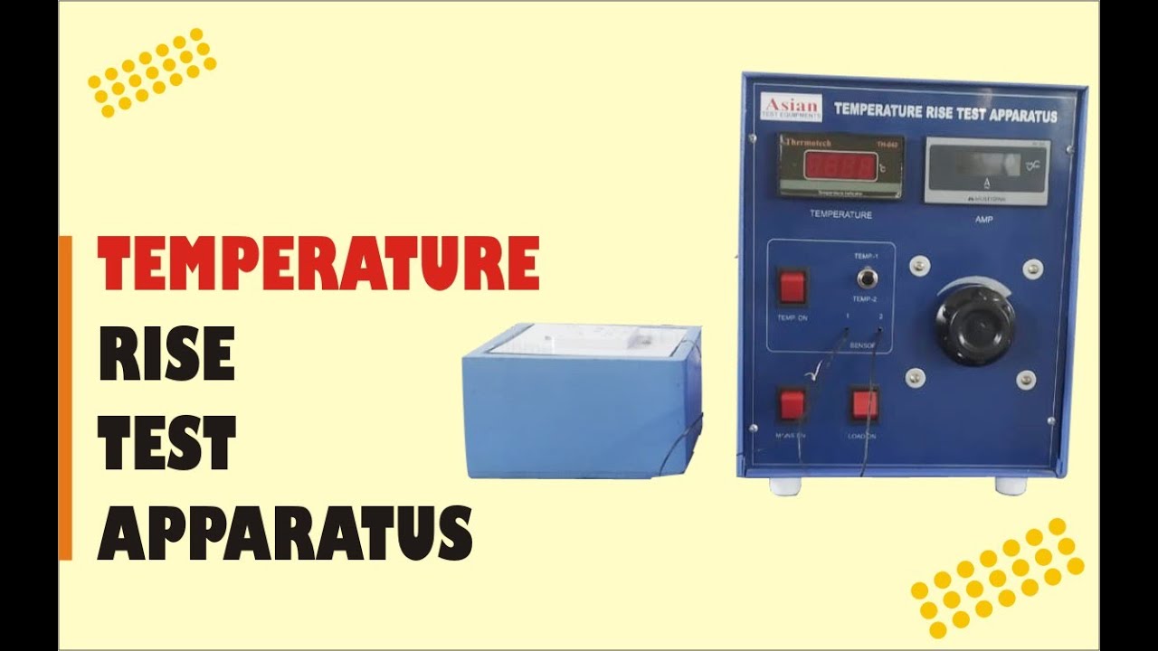 Temperature Rise Test Apparatus - YouTube